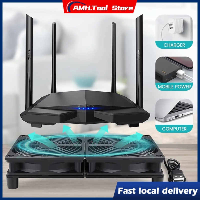 1800RPM Cooling Air Fan For Router Radiator TV Set-Top Box Laptop USB ...