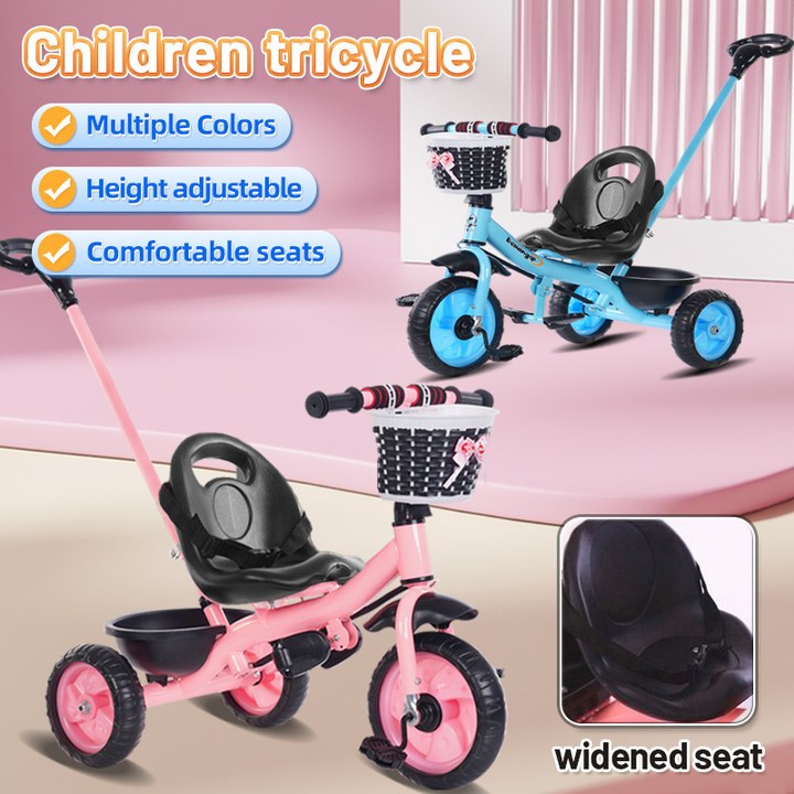 Bike For Kids Baby Girl Boy Trolley Tricycle For Kids 2 Modes Baby ...