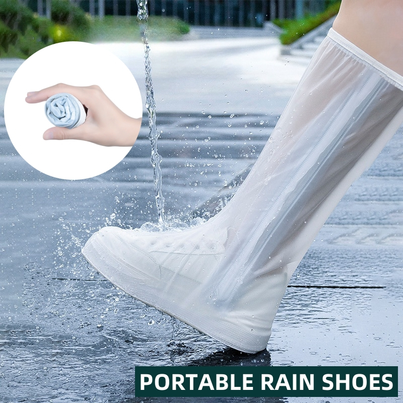 Rainshoes, Men's And Women's Shoe Covers, Waterproof, Portable, And ...