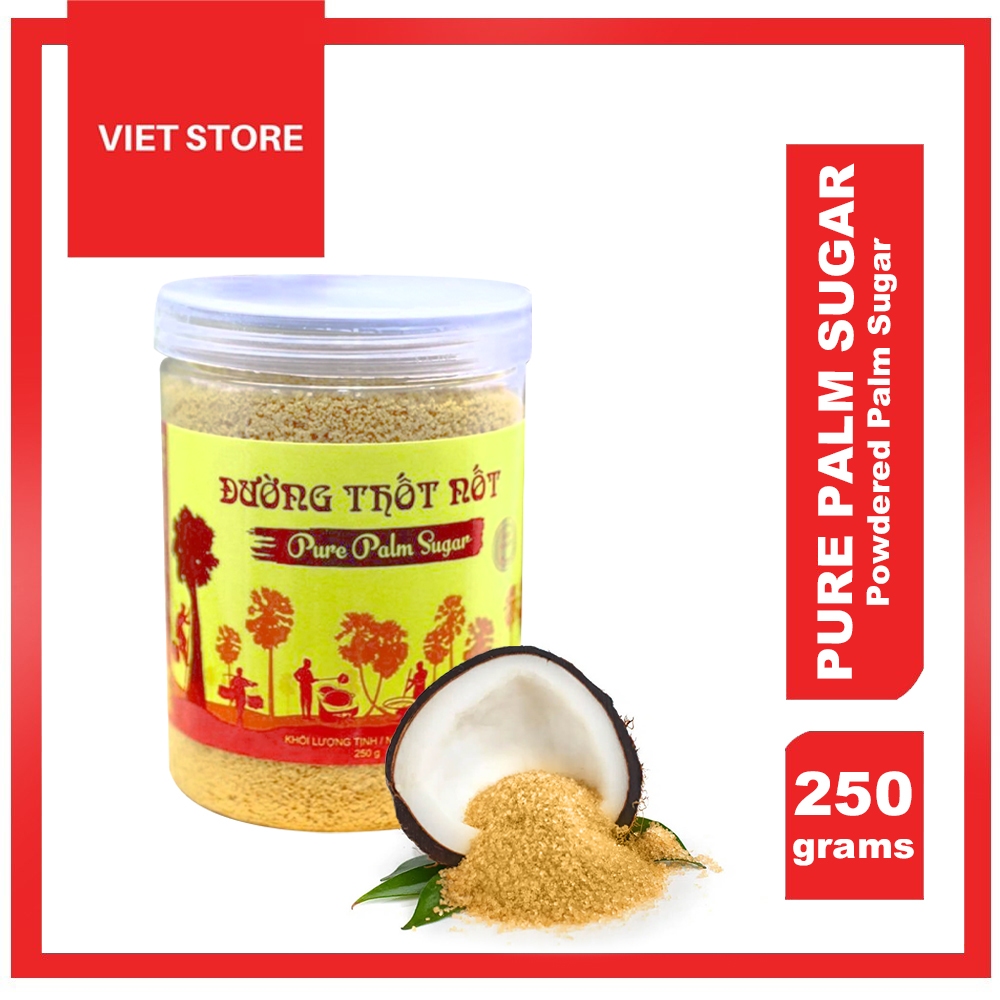 Viet Store Pure Palm Sugar Powder 250g Vietnamese Agricultural Product ...