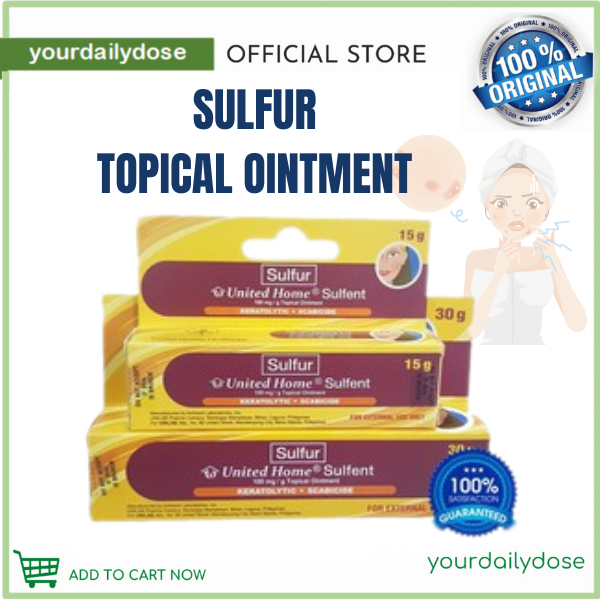 SULFUR OINT 15G 30G - Anti scabies/Anti Itch/Anti acne | Shopee Philippines