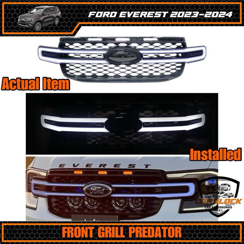 Ford Everest Trend Limited Sport Titanium 2023 2024 Predator Grill with ...