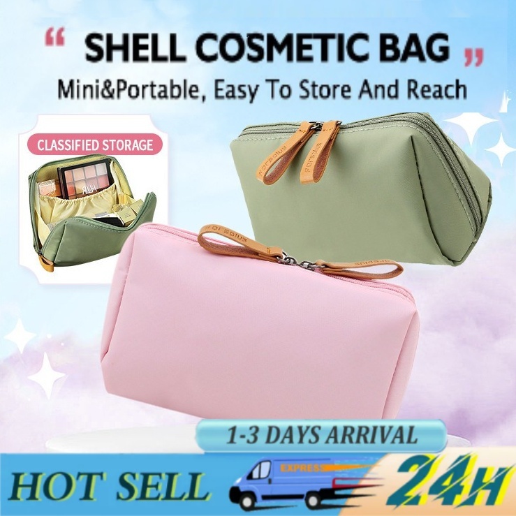 Portable Cosmetic Bag Makeup Pouch Organizer Make Up Travel Waterproof Toiletry Pouch Lipstick ...
