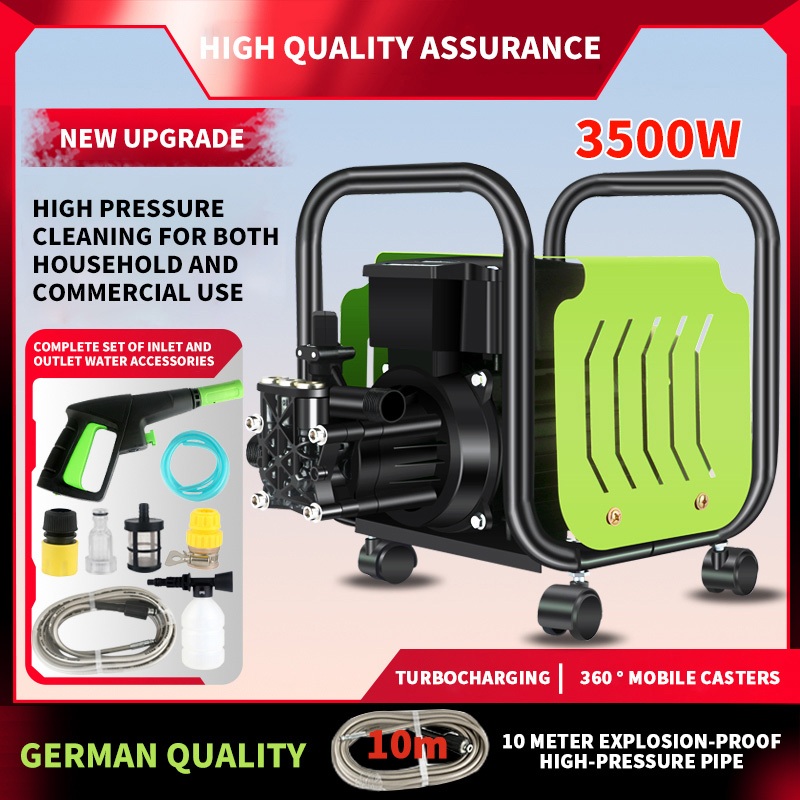 Portable High Pressure Washer 3500W Super Power Pump Water Jet Car ...