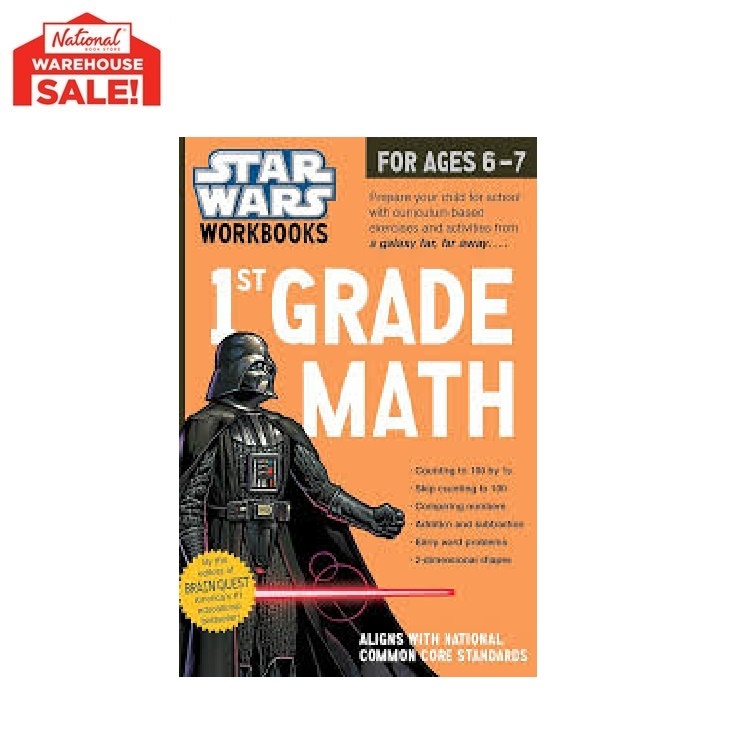 Star Wars Workbook: 1st Grade Math (Star Wars Workbooks) Paperback (B ...