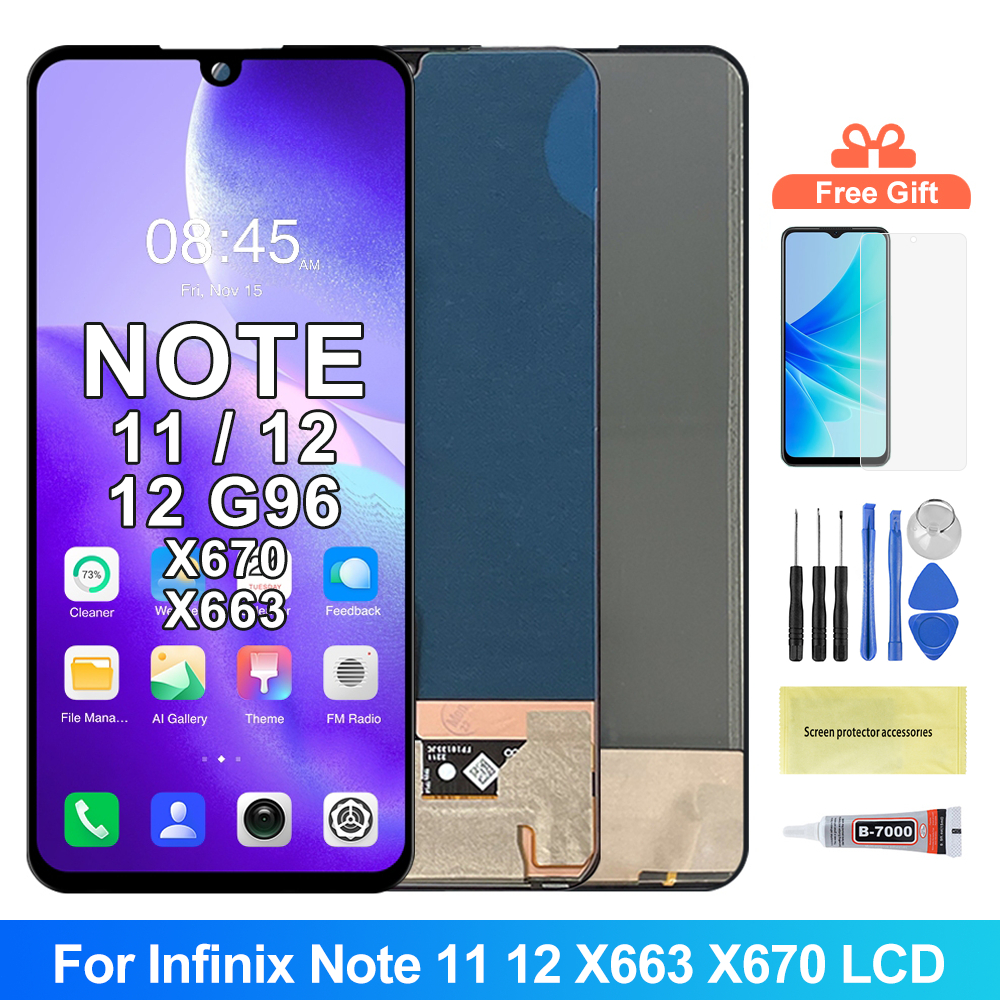 TFT For Infinix Note 12 G96 X670 / for Infinix Note 11 12 X663 LCD ...