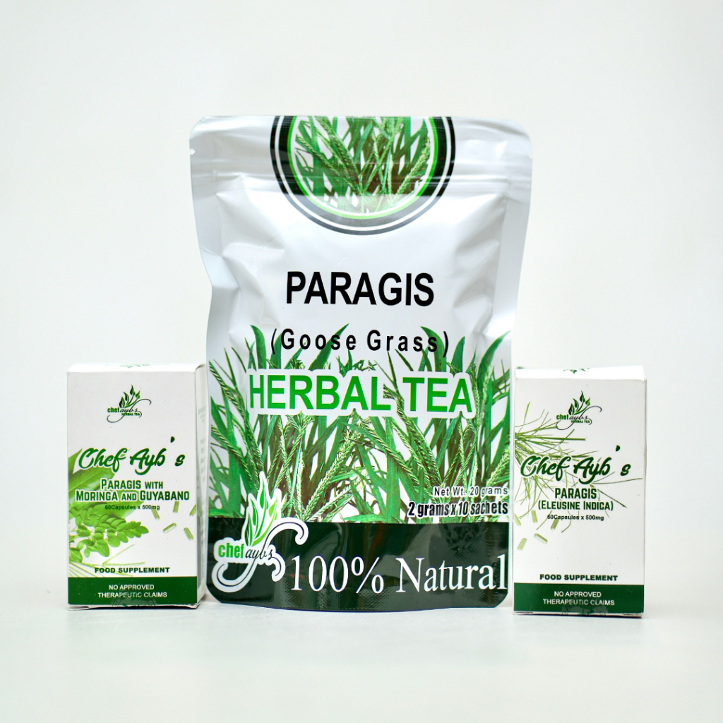 CHEF AYB'S POWER TRIO || 1 PARAGIS TEA, 1 PARAGIS CAPSULE, 1 PARAGIS W ...