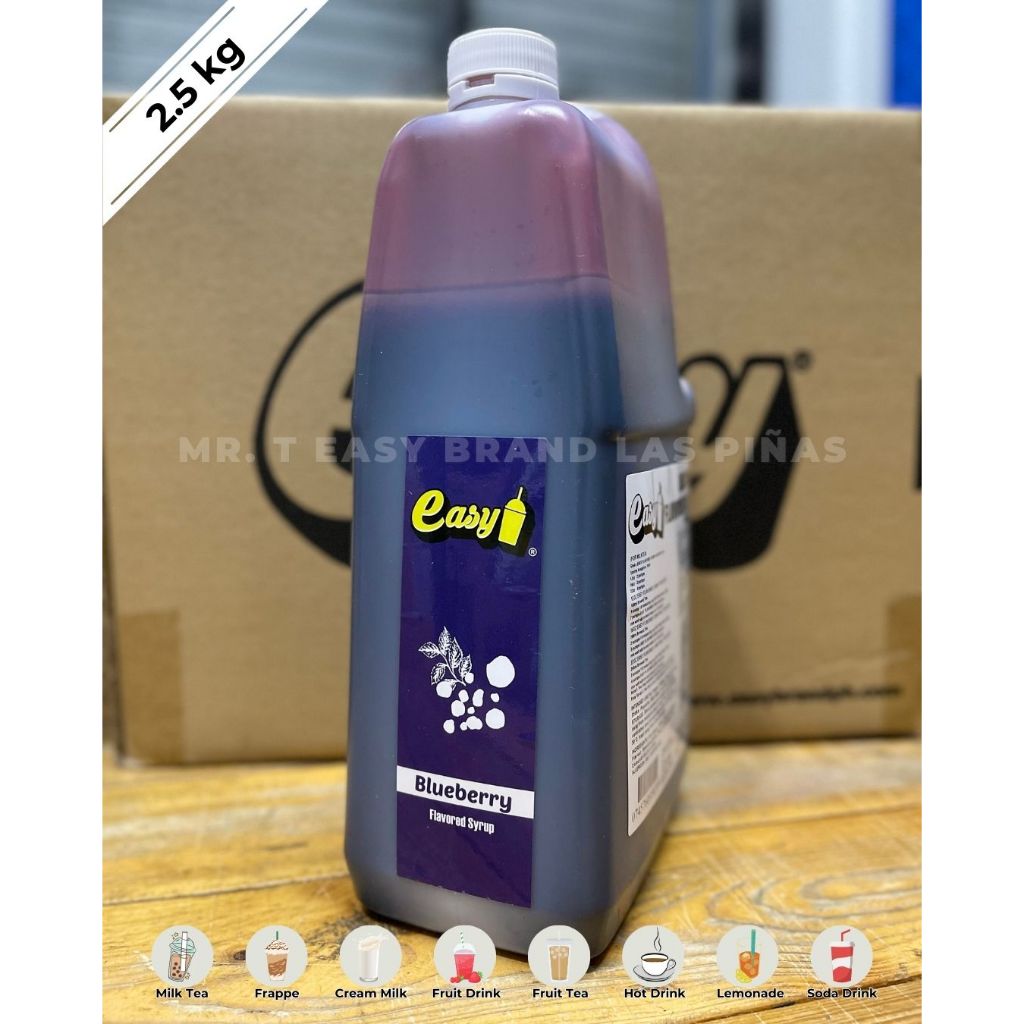 EASY BRAND - Blueberry Syrup 2.5kg | Shopee Philippines