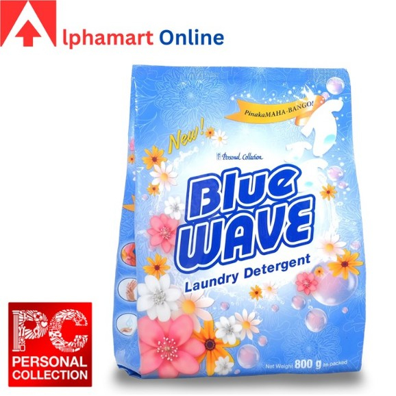 Blue Wave Powder Laundry Detergent 800g | Shopee Philippines