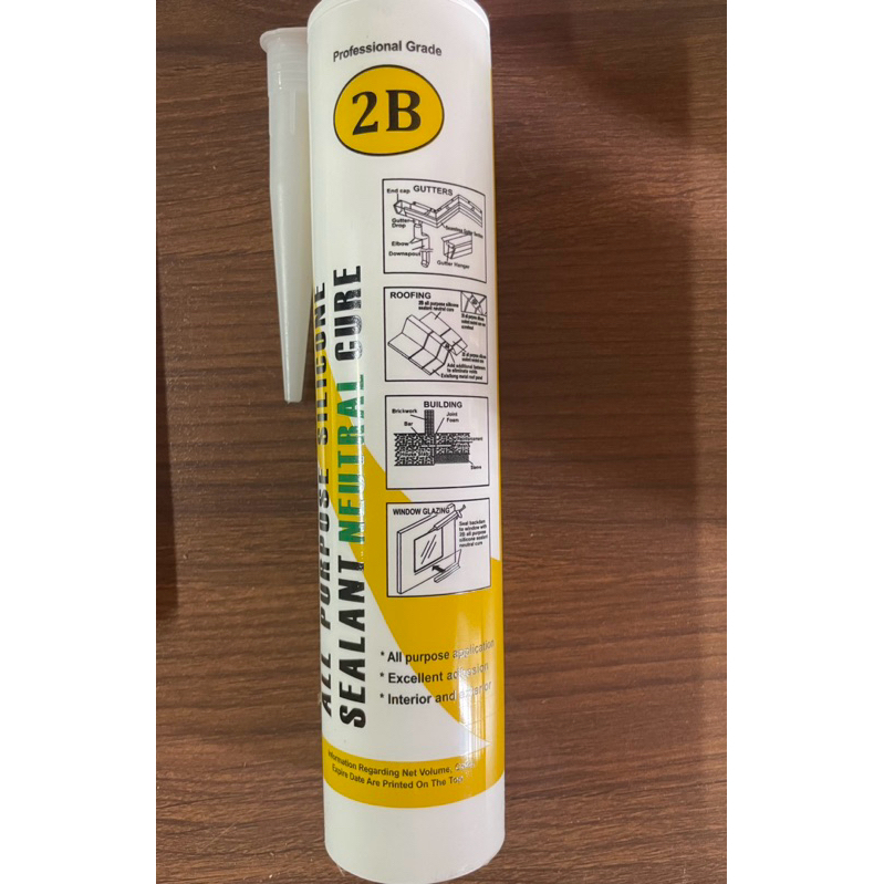 2B All Purpose Silicone Sealant Neutral Cure 300ml | Shopee Philippines