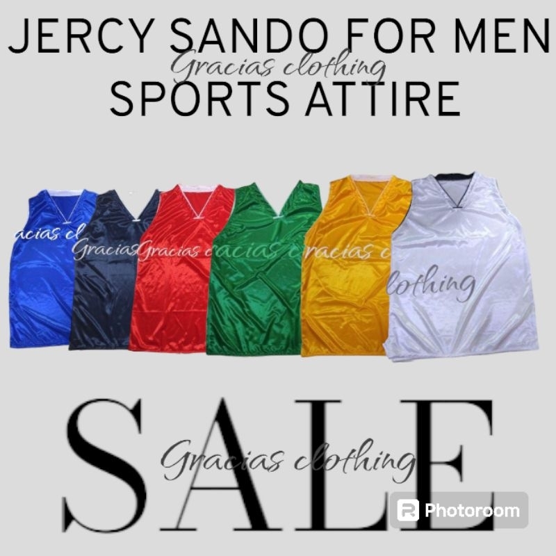 JERSEY SANDO FOR MEN/ SPORTS UNIFORM/JERSEY SHINY SANDO/MEN ADULT SANDO ...