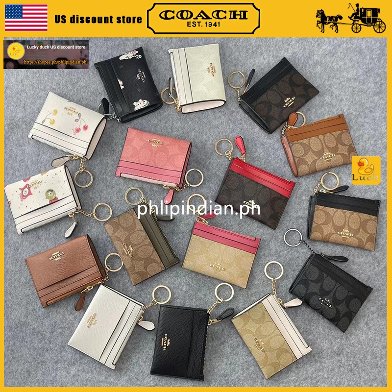 Authentic Mini Skinny ID Case Unisex Card holder coin purse Leather ...