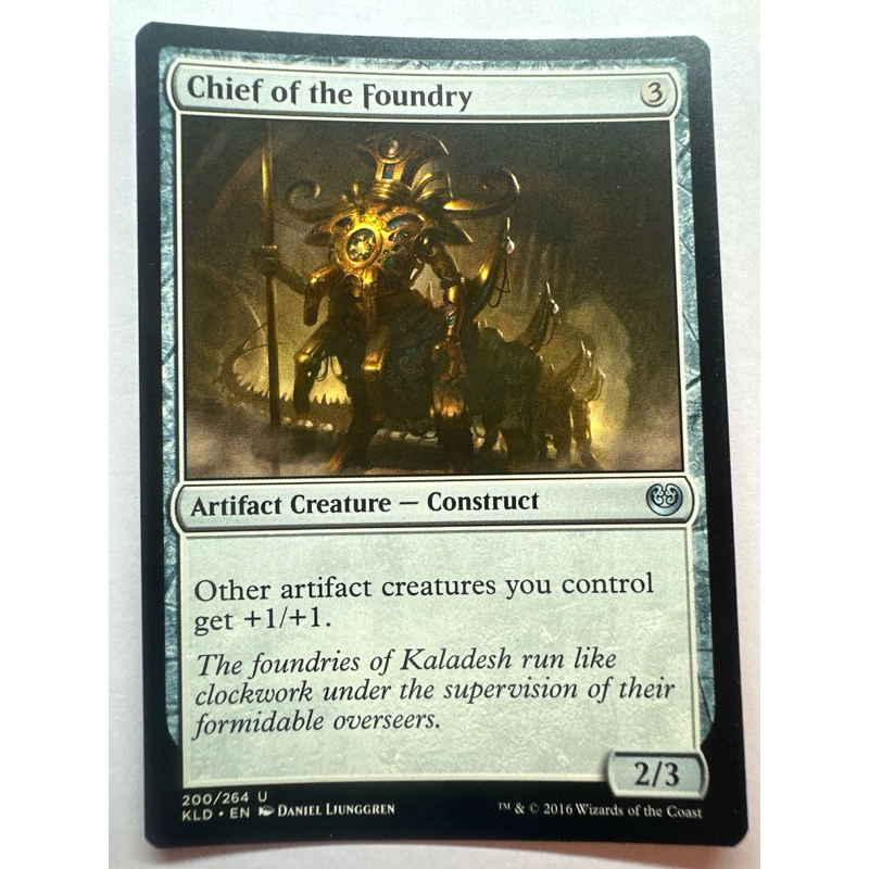 Chief of the Foundry - Magic the Gathering | Shopee Philippines