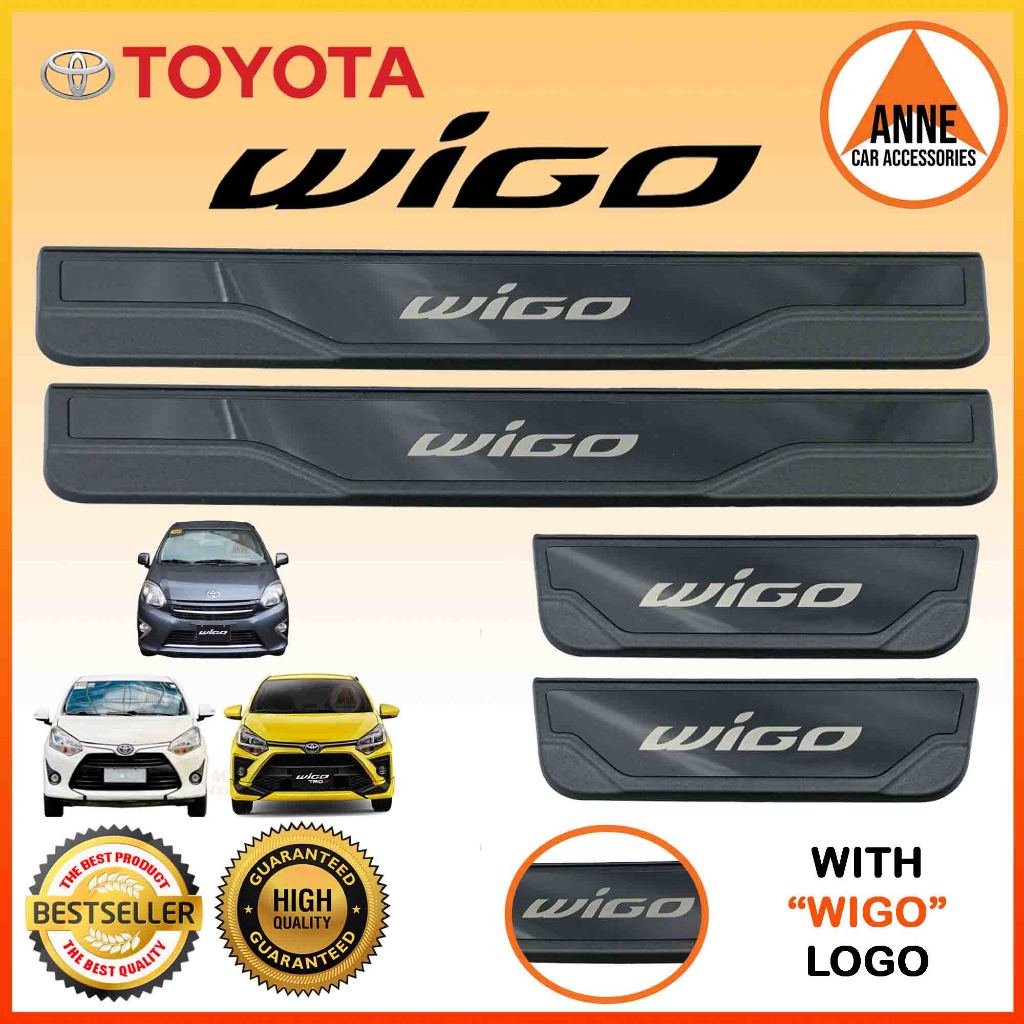 Toyota Wigo 2014 - 20223/ 2023 - Onwards Door Side Step Sill / Scuff ...