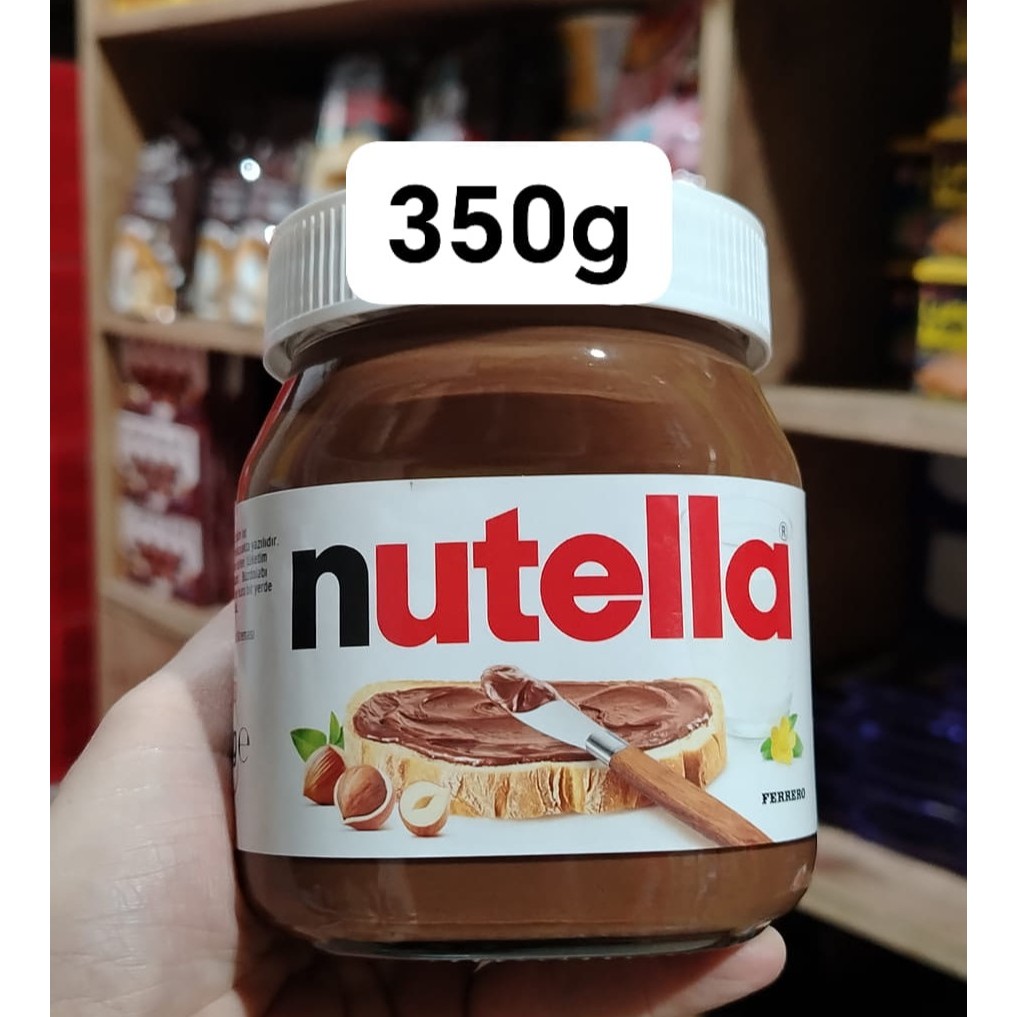 NUTELLA SPREAD FERRERO FLAVOR 350 GRAMS GLASS BOTTLE | Shopee Philippines