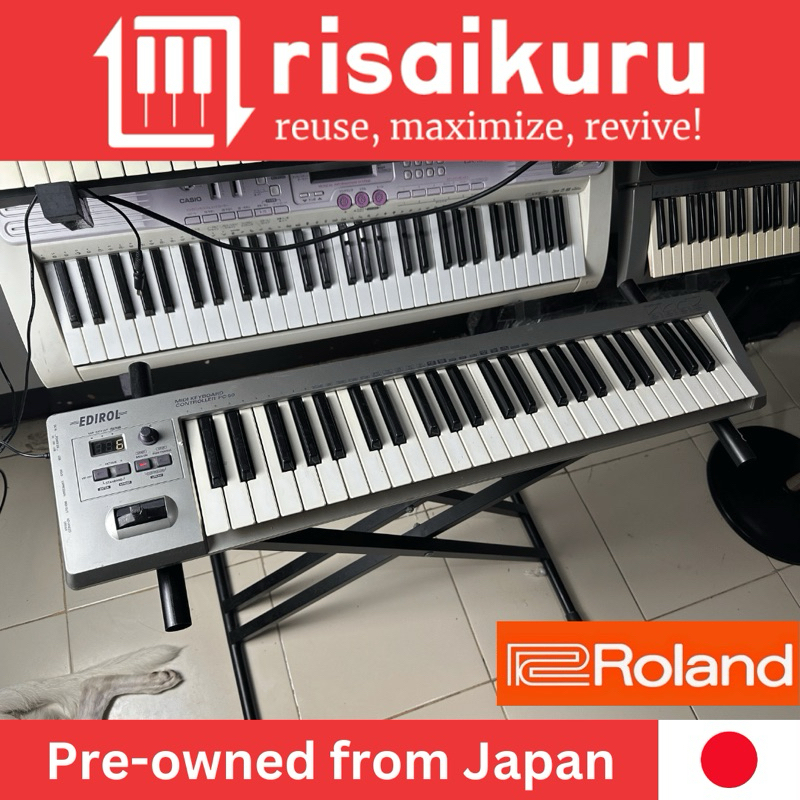 Roland Edirol PC-50 MIDI Controller Keyboard with Velocity Sensitive 49 ...