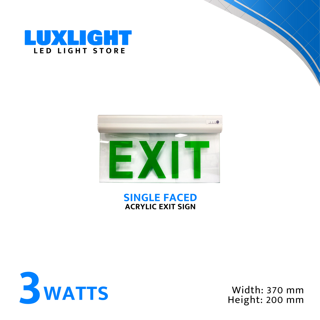 LED Fire Exit Lights/Exit Signage/Single and Double Faced/Aluminum ...