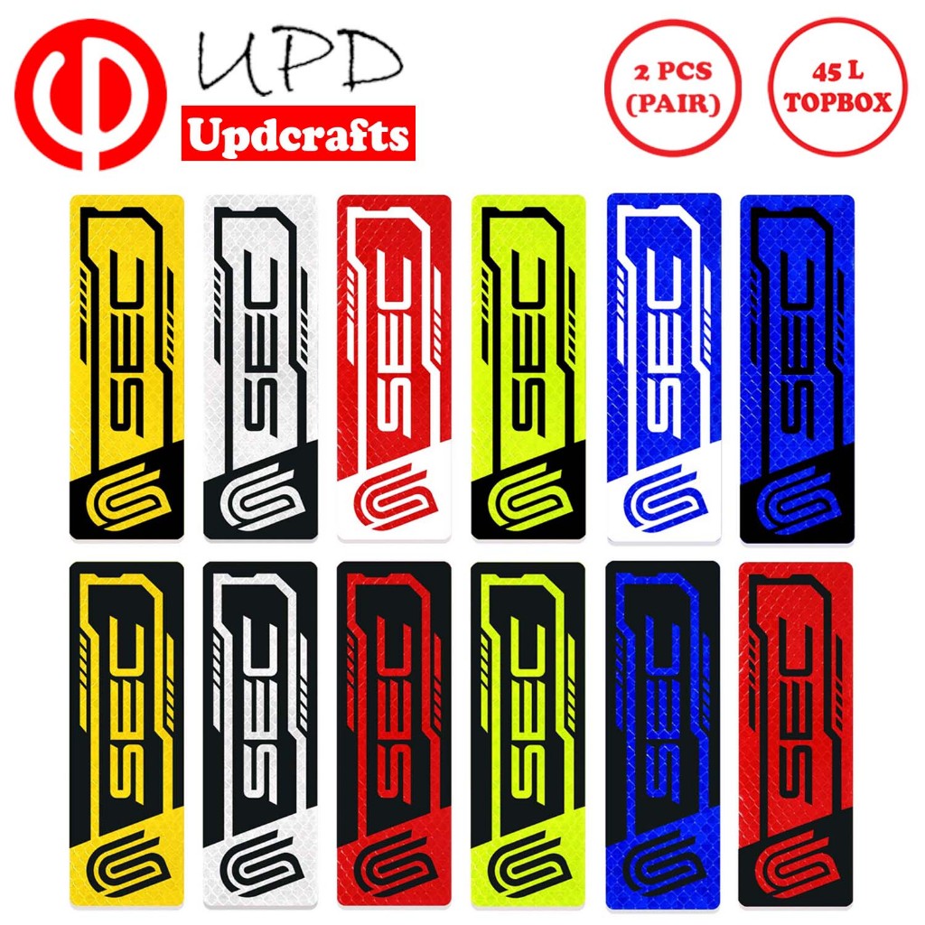 SEC Alloy Box Design K Reflector for TopBox 45/55 Liters (PAIR ...