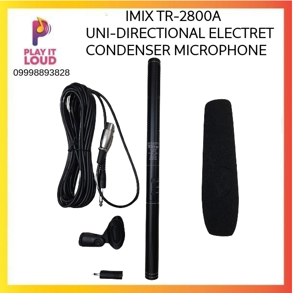 IMIX TR-2800A Super Uni-Directional Electret Condenser Microphone ...