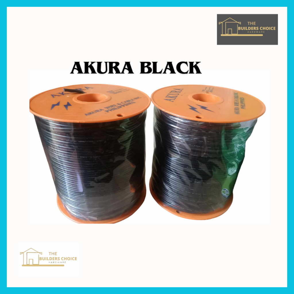WIRE FLATCORD ELECTRICAL AKURA BRAND #16 1 ROLL | Shopee Philippines