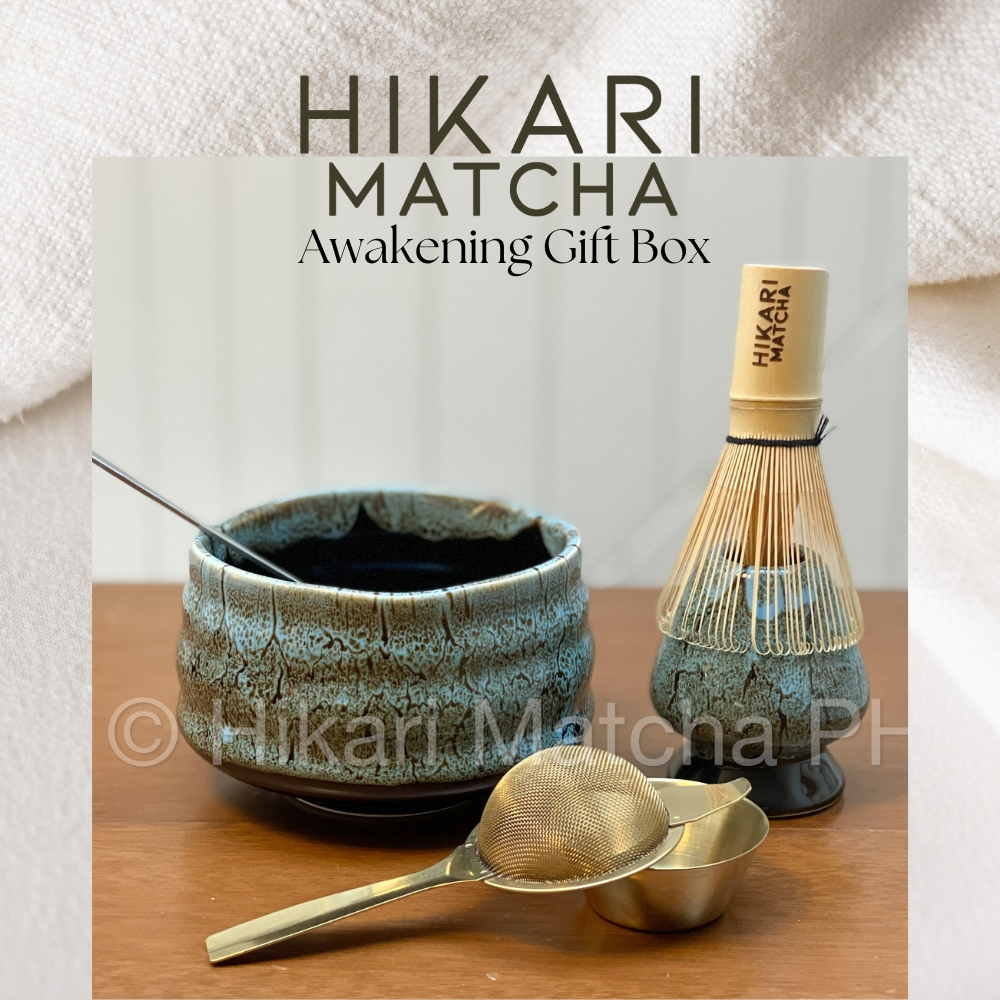 Hikari Matcha Awakening Gift Box Japanese Matcha Whisk Set Japanese Tea ...
