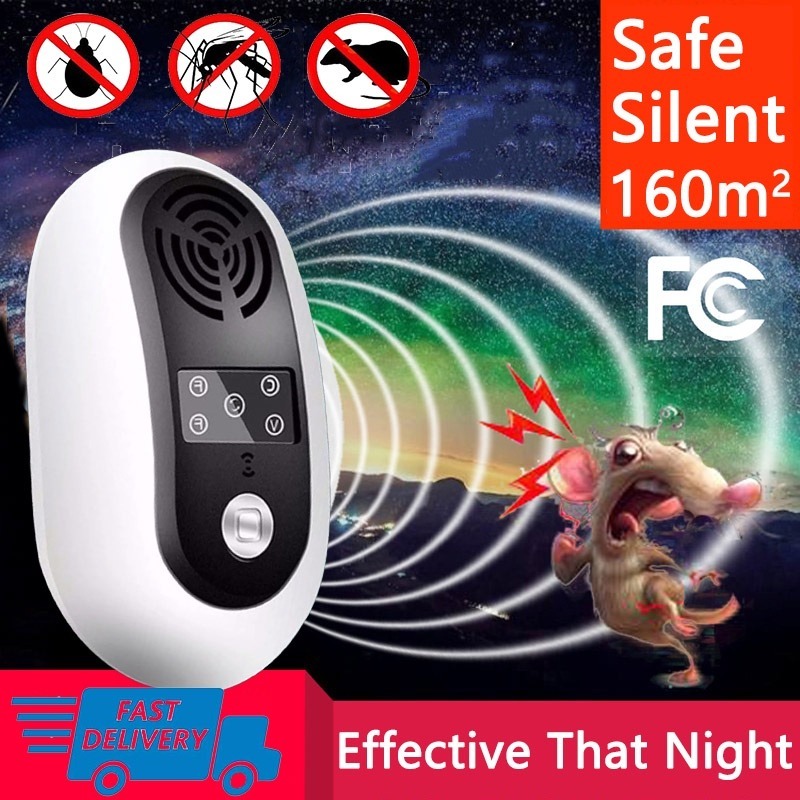 Ultrasonic pest repeller Mouse control device Emit specific sound wave ...