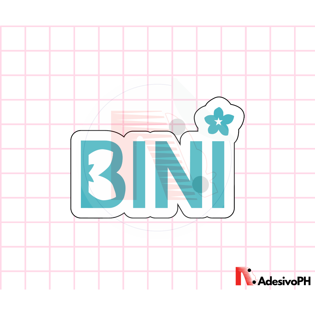 BINI Logo Stickers - BINI / MATTE / Waterproof / Scratchproof / Sold ...