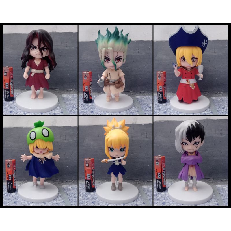 Dr. Stone Anime Chibi Action Figure Toys (KO/BL) | Shopee Philippines