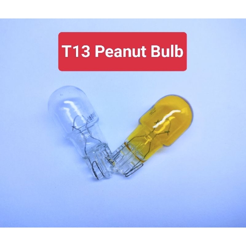T13 Peanut Bulb 12V 10w 1Pc | Shopee Philippines