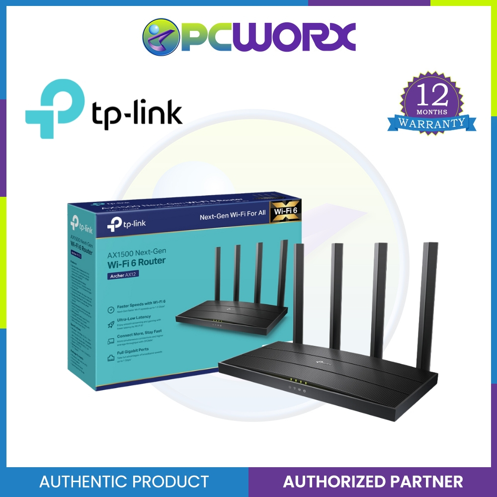 TP-Link Archer AX12 AX1500 Dual-Band Wi-Fi 6 Router | TP-Link Wi-Fi 6 ...