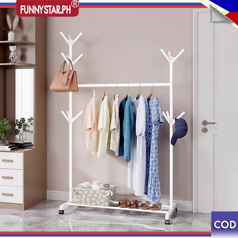CODBedroom Clothes Hanger Multi Coat Rack Clothes rack heavy duty With ...