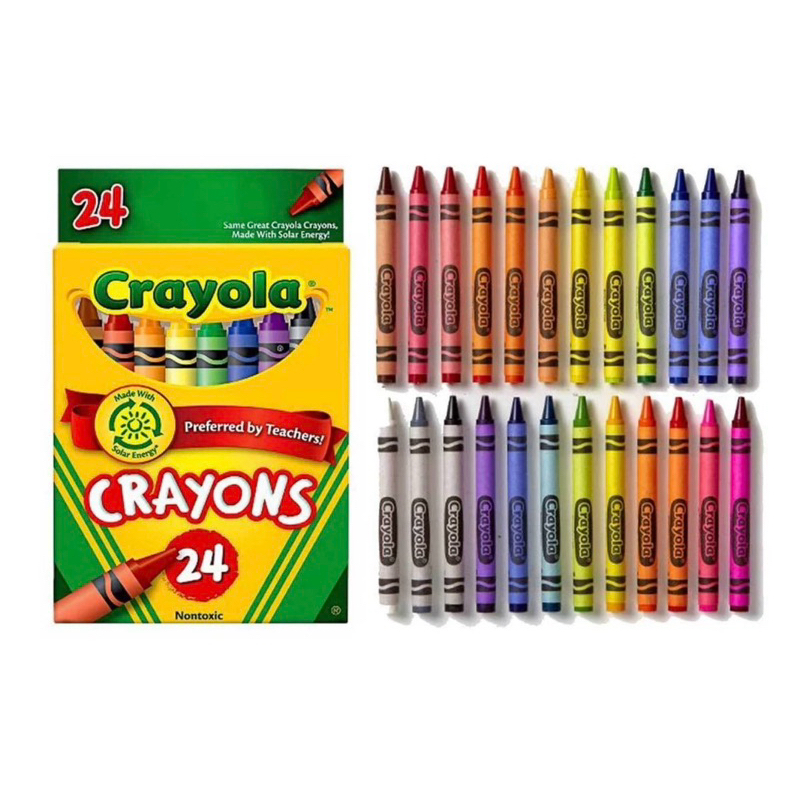 Crayola Crayons, Assorted Classic Colors, 24 Count | Shopee Philippines