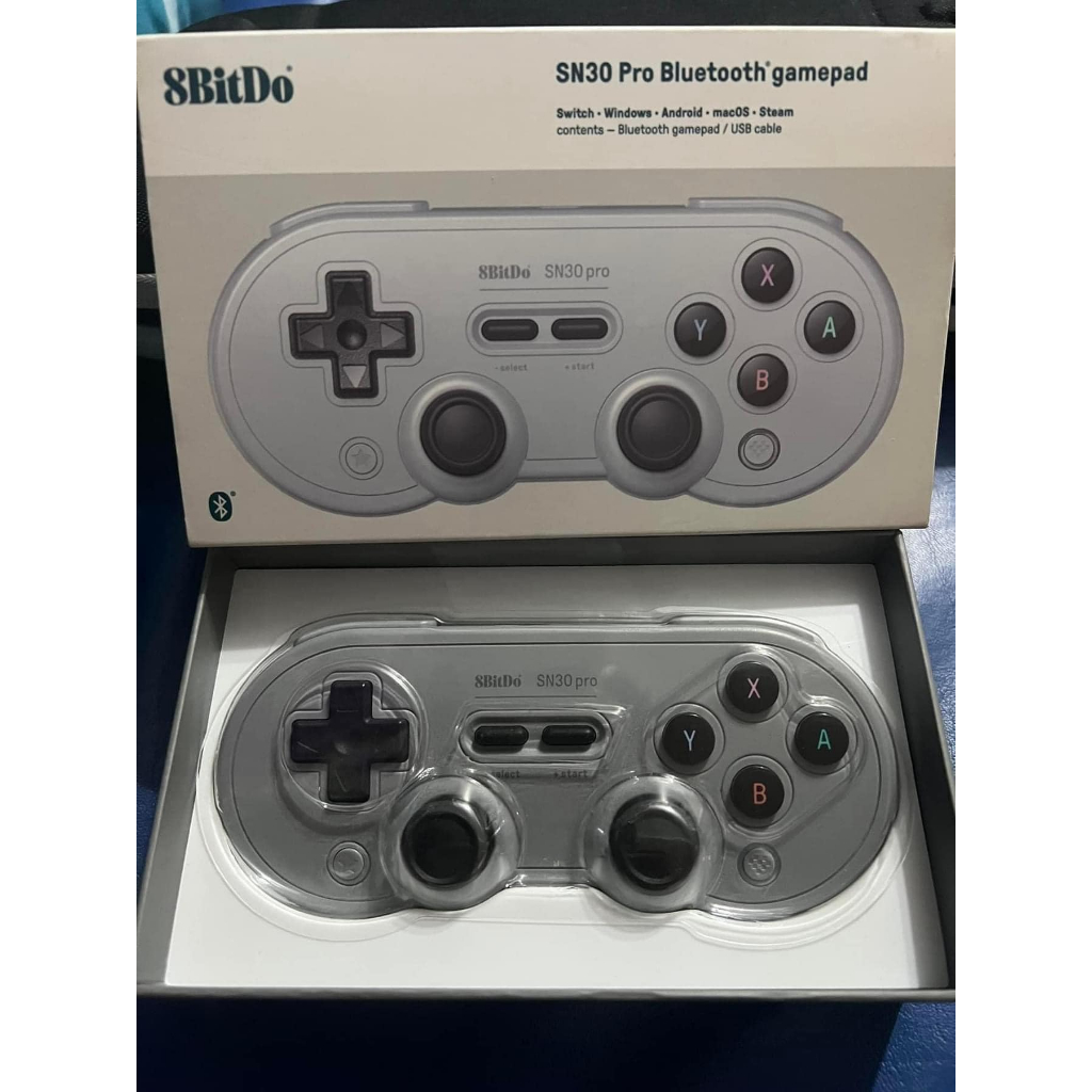 8bitdo SN30 Pro Bluetooth Gamepad Hall Edition Gray (Switch/Windows/Android/Apple/Steam ...