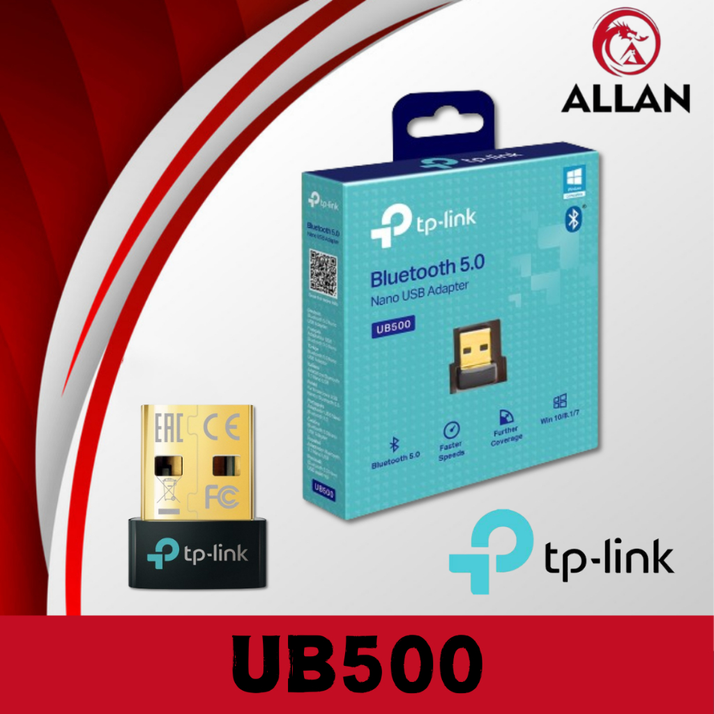 ALLAN TP-LINK UB500 Bluetooth 5.0 Nano USB Adapter | Shopee Philippines