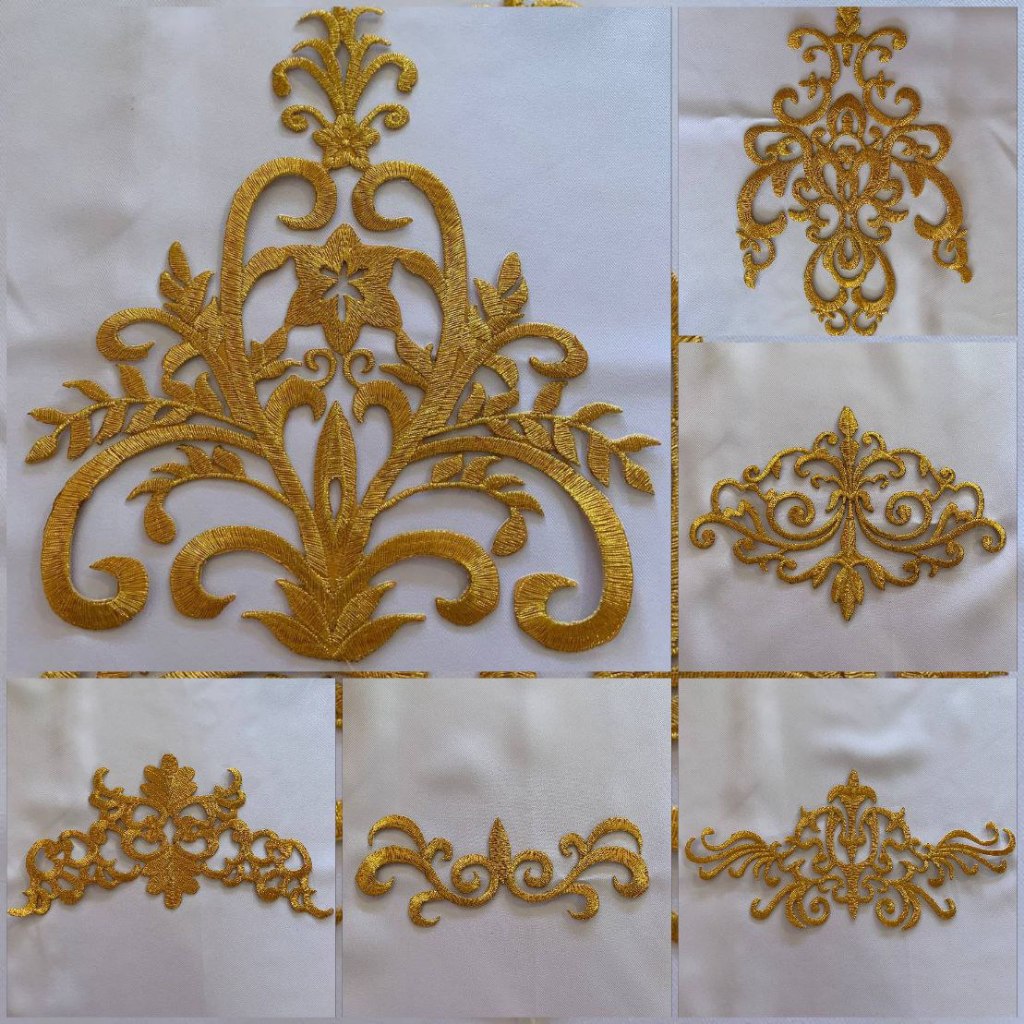 IRON Patches GOLD ( Dress Costume DIY ) | Shopee Philippines