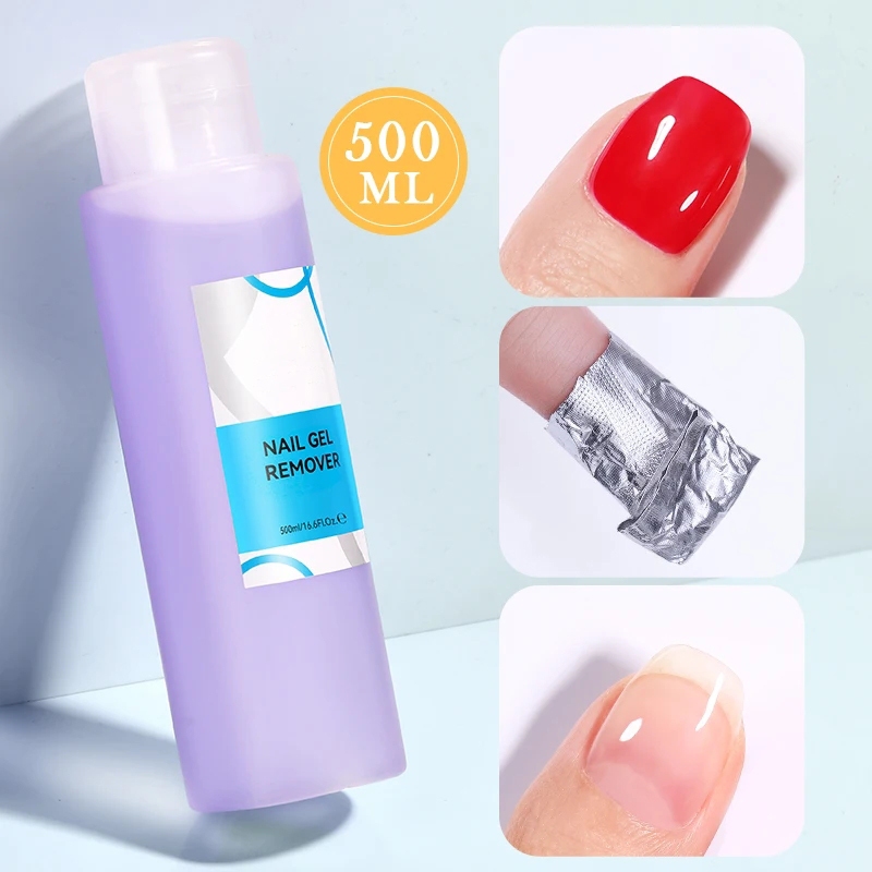 Nail UV Gel Remover 500ml Multifunctional Nail Cleaner Nail Care Water ...