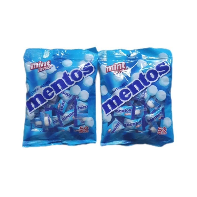 2 Packs Mentos Mint Flavor 50s | Shopee Philippines