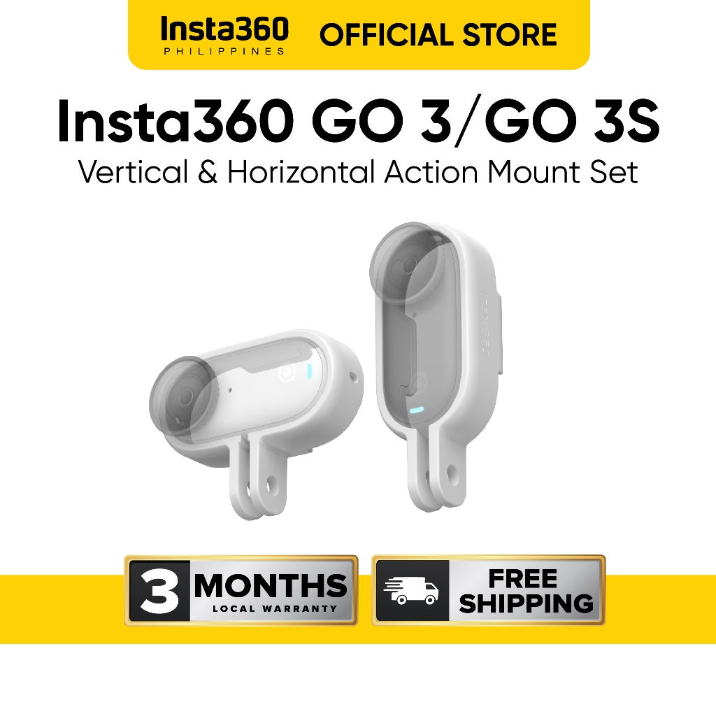Insta360 GO 3/ GO 3S Vertical & Horizontal Action Mount Set | Shopee ...
