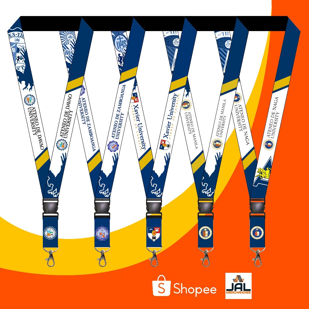 Ateneo ADMU / ADDU / ADNU ID lace design ADMU / ID lanyard / Xavier ID ...