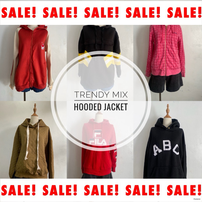 *UPDATED SALE PRICE* Trendy Mix Hooded Jacket | Shopee Philippines