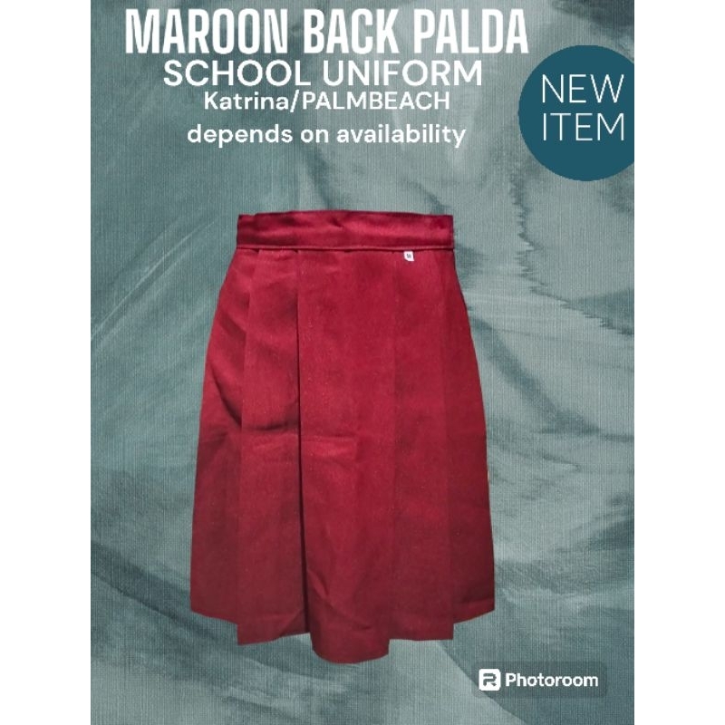 MAROON PALDA SCHOOL UNIFORM/ BACK PALDA / ROUND PALDA SCHOOL UNIFORM ...