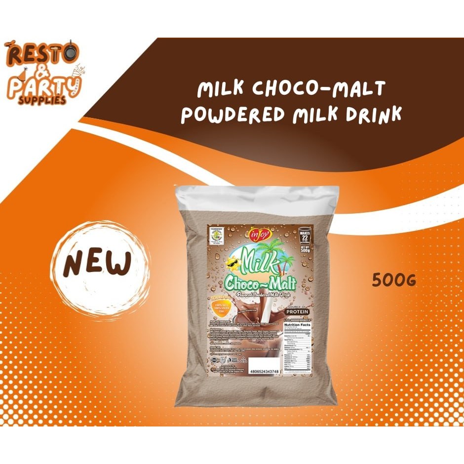 Injoy Milk Choco-Malt Powder 500G | Shopee Philippines