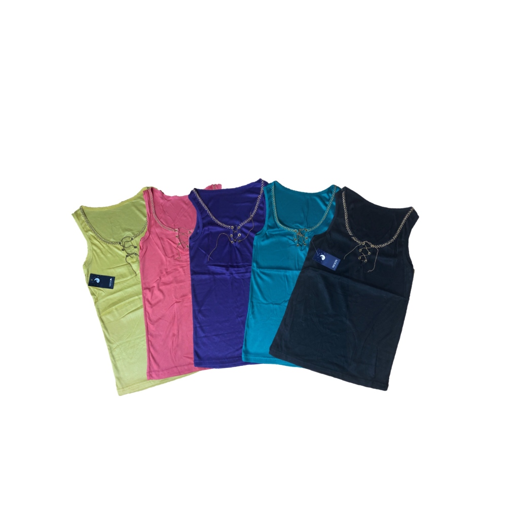 Sale!! Assorted Sando Plain Colors cotton Stretchable Sleeve for women ...