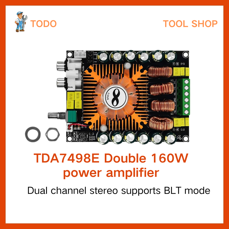 TDA7498E Dual 160W Power Amplifier Dual Channel Stereo Audio Amplifier Module Supports BTL Mode ...