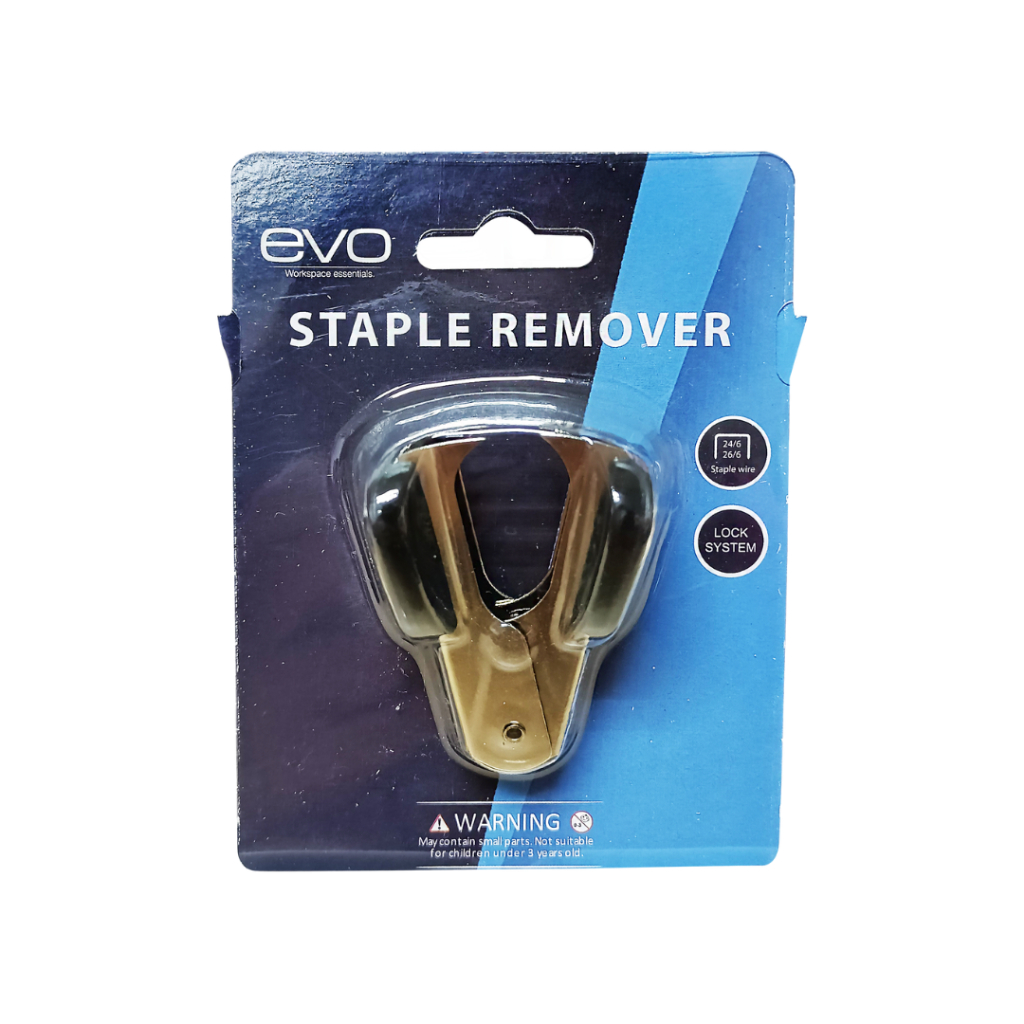 EVO Staple Wire Remover (Black) and Staple Wires No.26/6 (2x1,000pcs ...