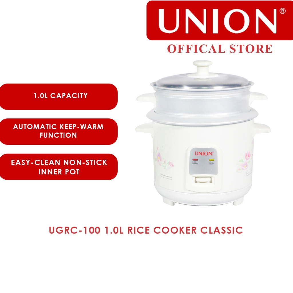 Union UGRC-100 1.0L Rice Cooker Classic | Shopee Philippines