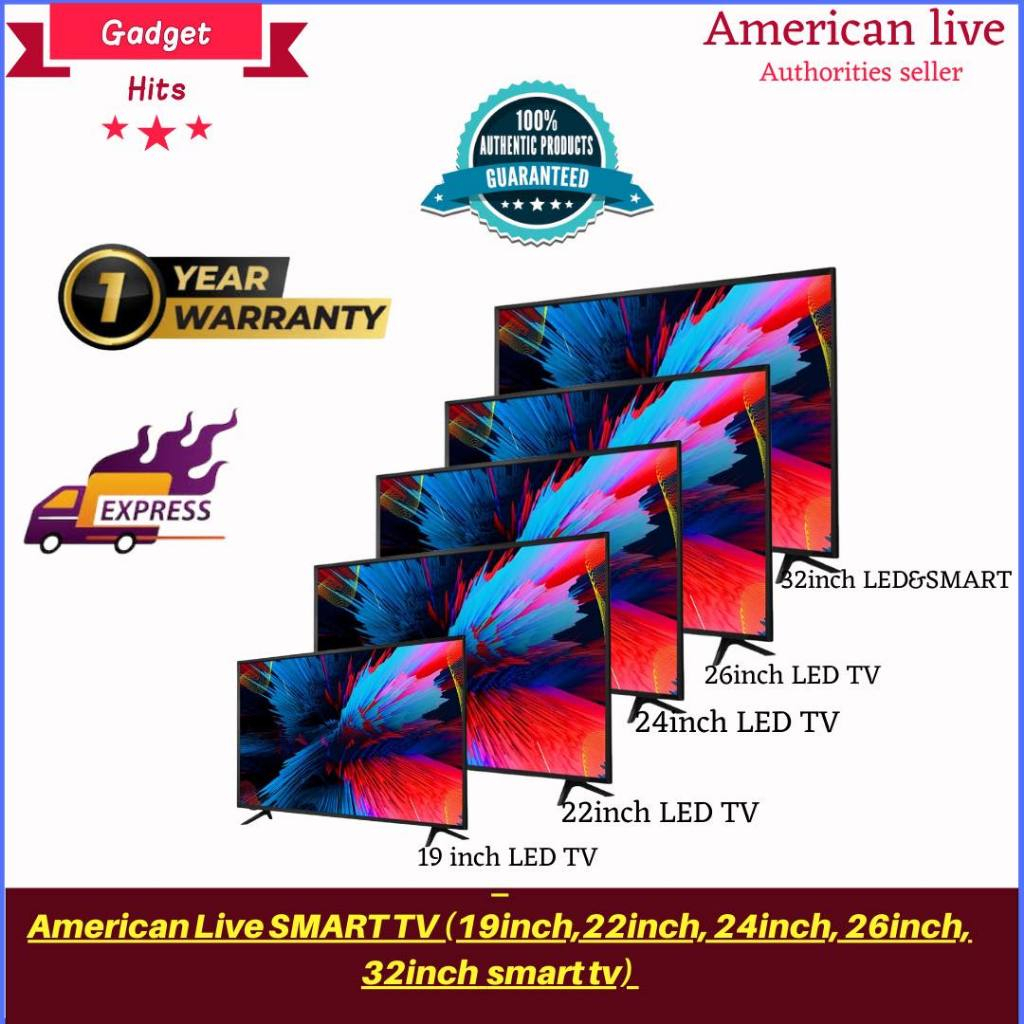 AMERICAN LIVE LED TV / SMART LED TV (All size,19''22''24''26''32'')32 ...