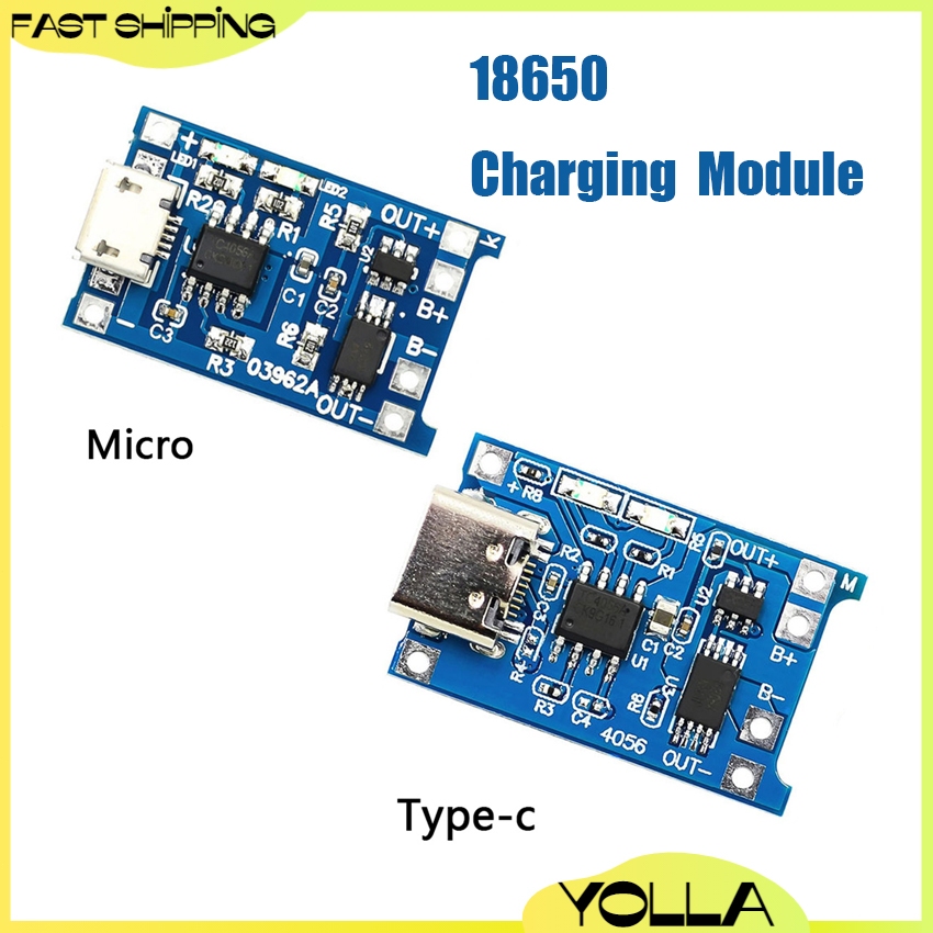 Micro/Type-c Lithium Battery Charging Board TP4056 03962A With ...