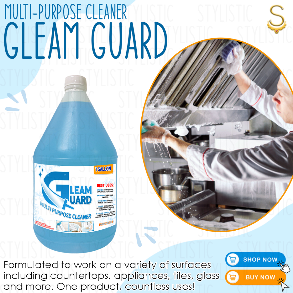 Gleam Guard Multi-Purpose Cleaner 1Gallon/ Surface Cleaner ...