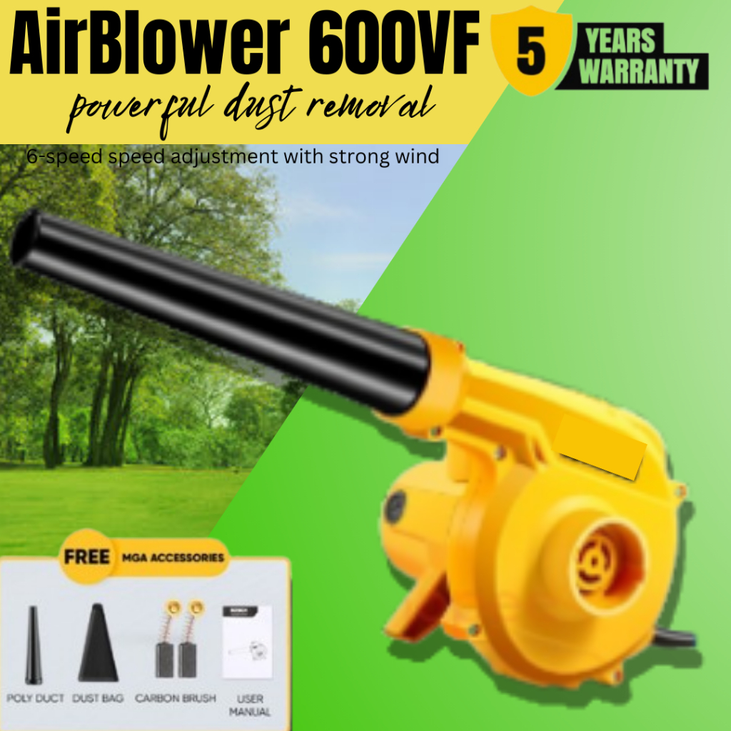 Jantech Blower 600VF Corded Portable Electric Blower 2 in 1 Vacuum ...